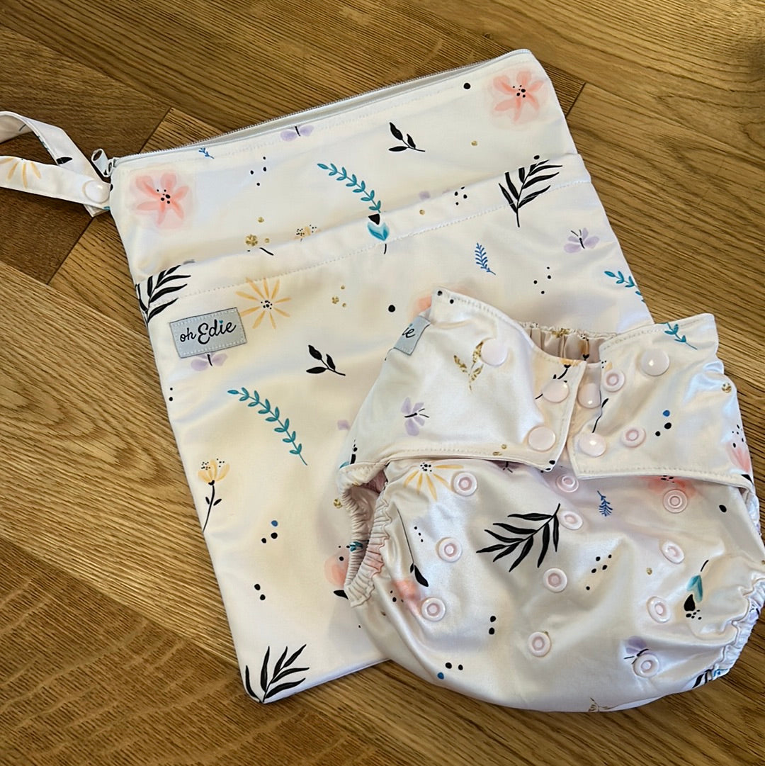 Oh Edie Nappy and Wet Bag bundle – ReNappy