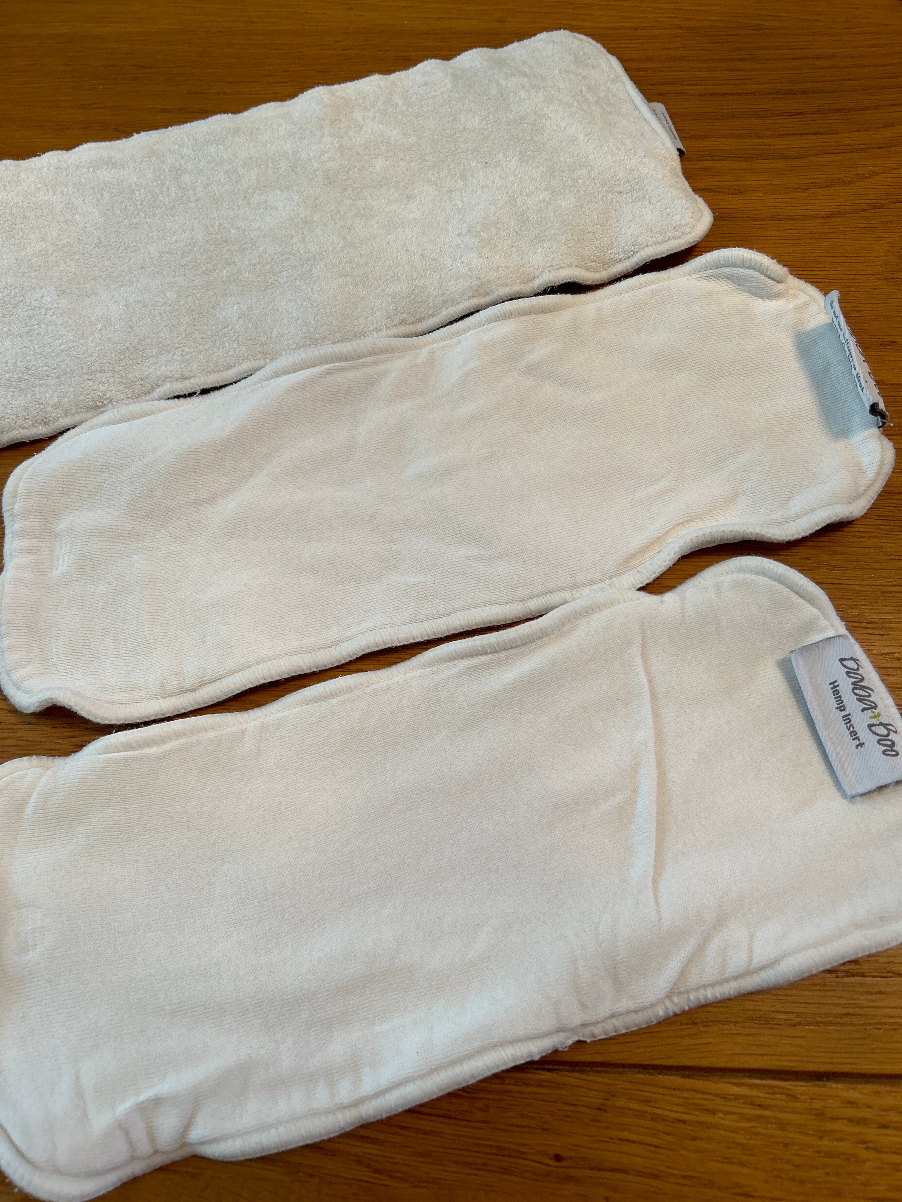 Baba and Boo Hemp and Bamboo Booster bundle (003; boosters & inserts ...