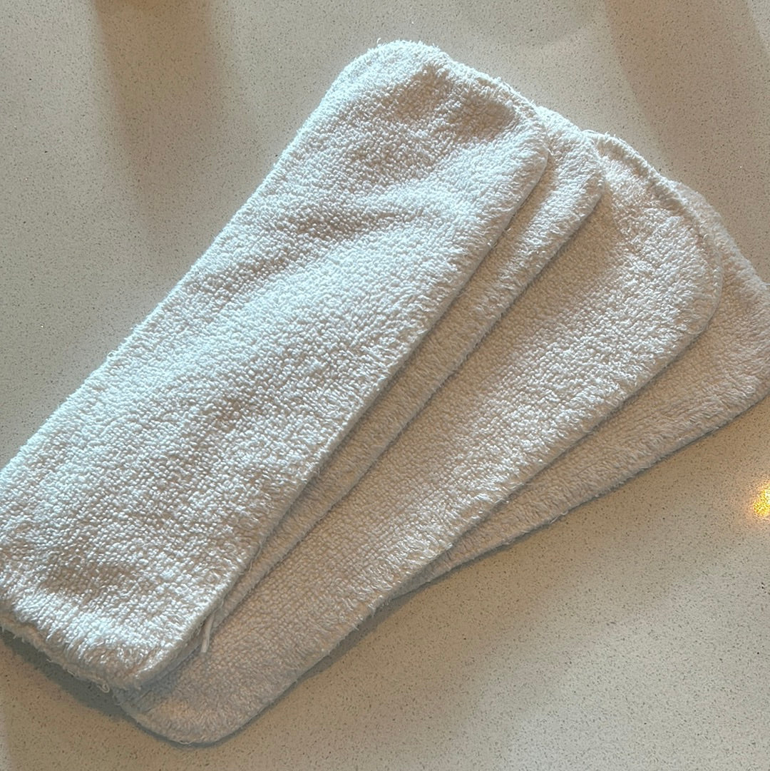 Bamboo and microfibre Booster bundle (003; boosters & inserts) – ReNappy