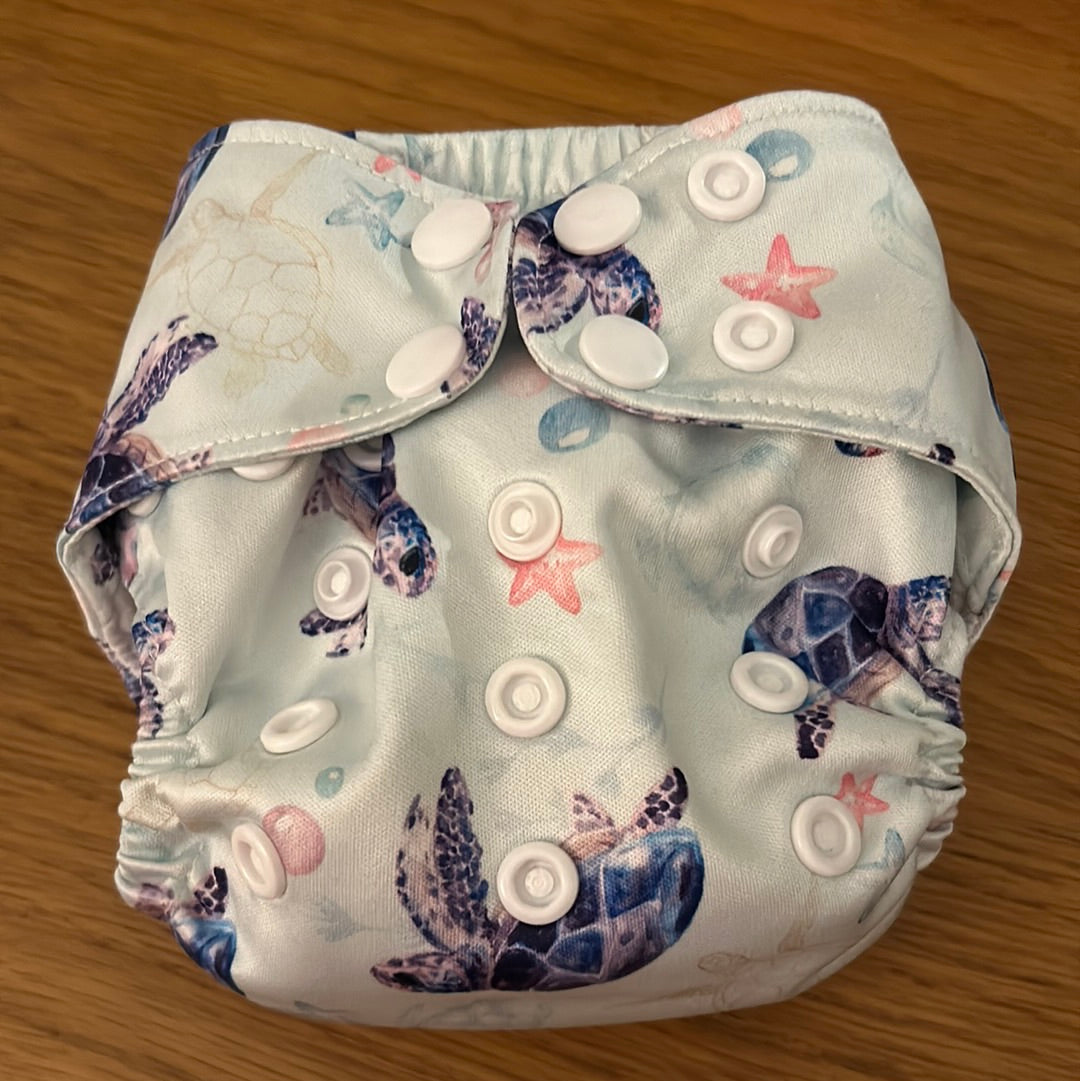 Bear Bott newborn all in two nappy (looks new; 055) – ReNappy
