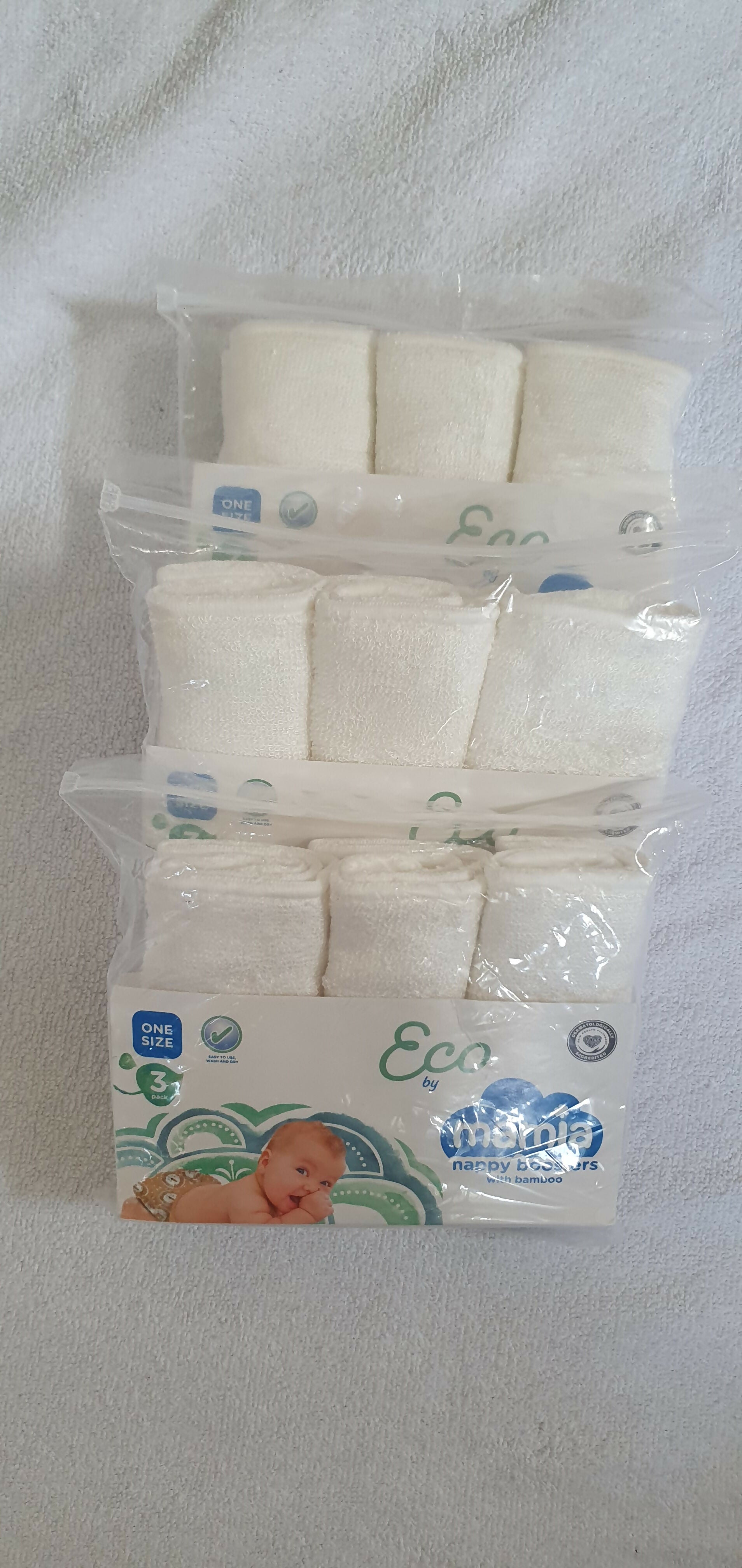 3 brand new Mamia nappy boosters – ReNappy