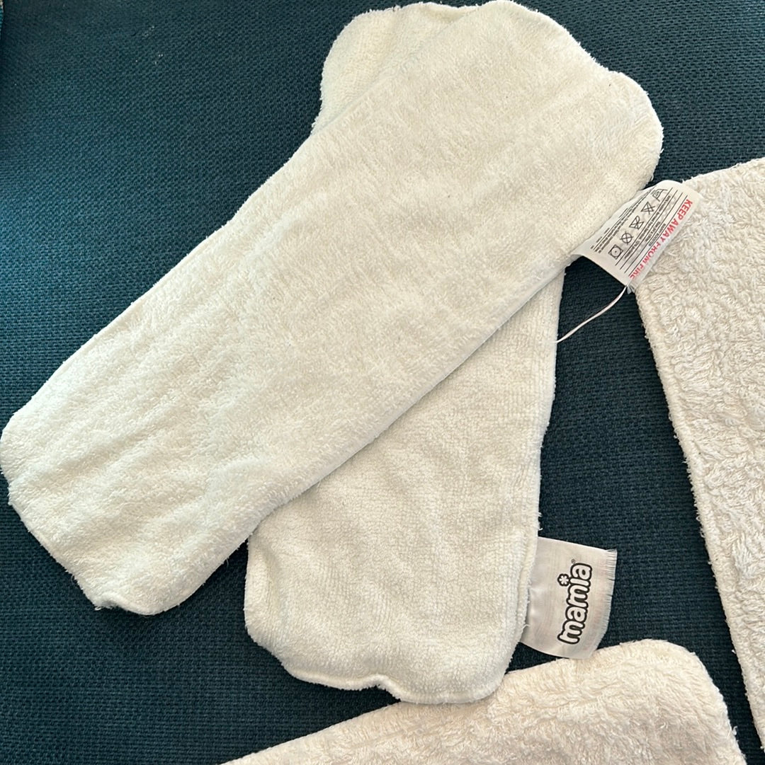 Bamboo and microfibre Booster bundle (023; boosters & inserts) – ReNappy